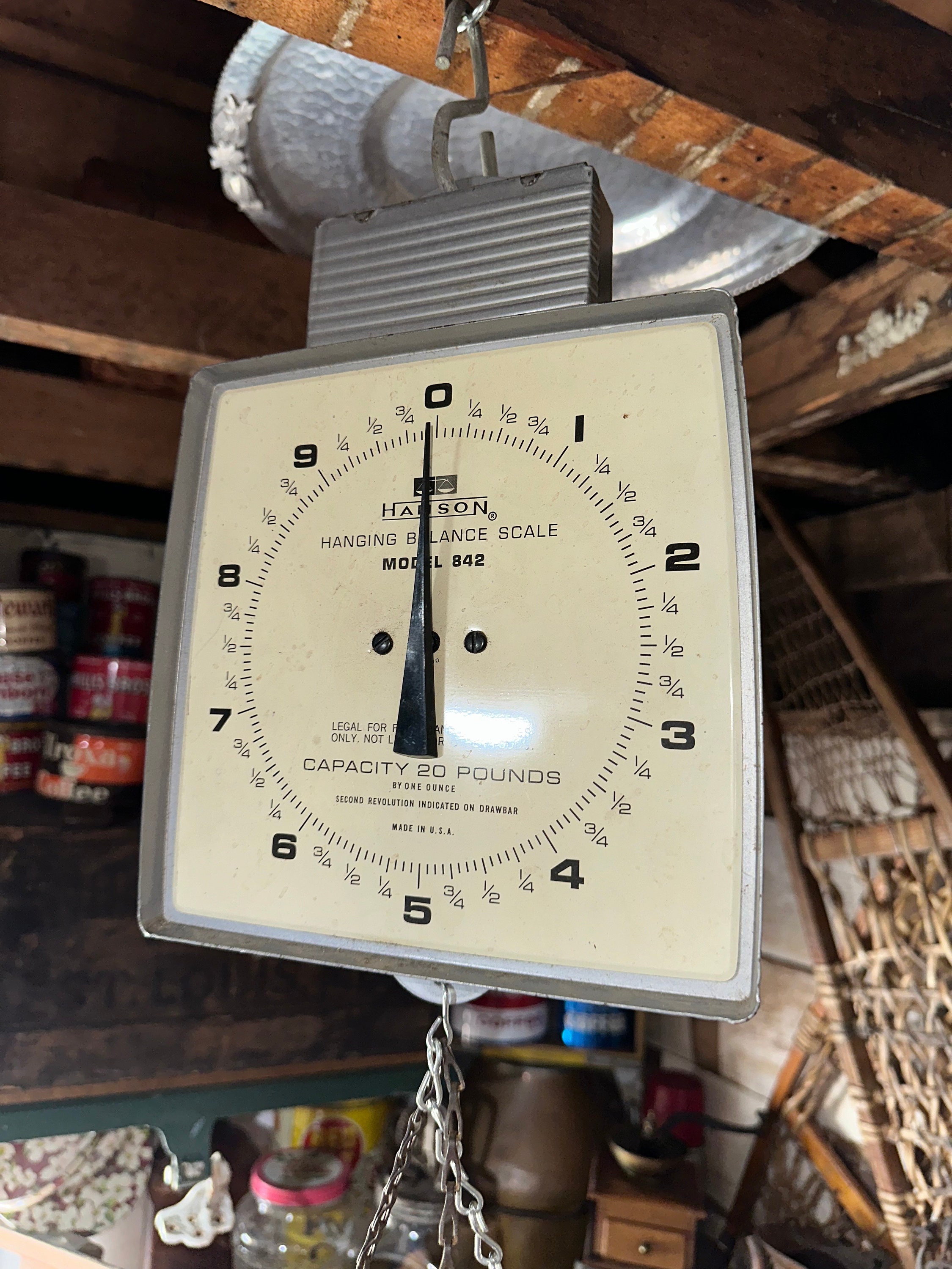 Vintage, Hanson's Scale, Hanging, 20 Lbs Capacity, Chicago, Illinois ...