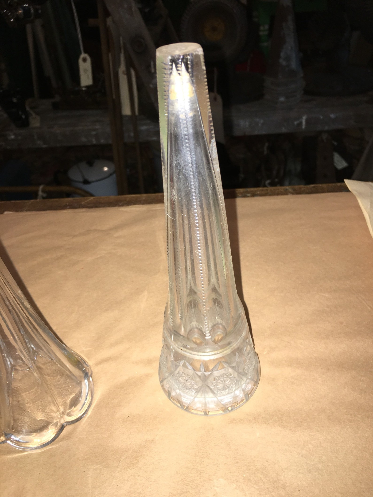 Model A & T Ford Bud Flower Vase, Wall Pocket, Great Shape, Approx 7 ...
