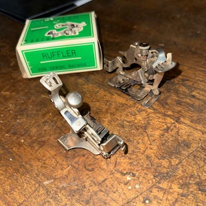 Vintage Ruffle Foot for a Singer Sewing Machine, Listing is for One ...