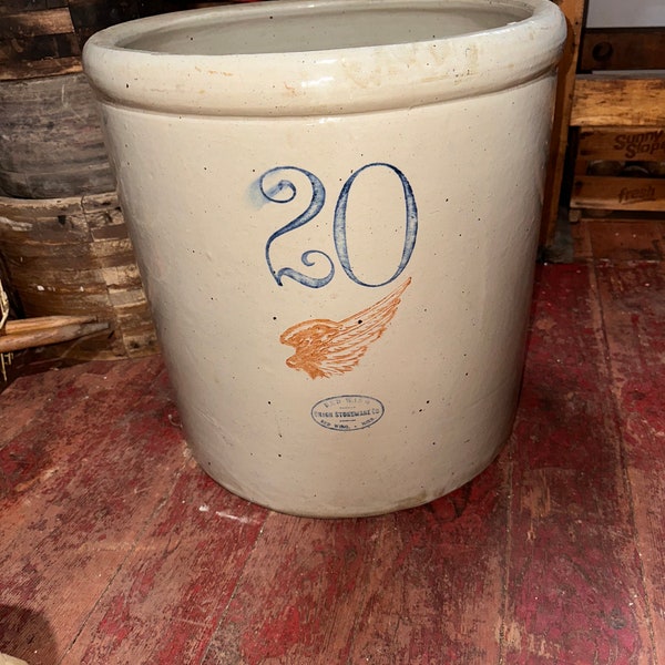Large Antique Crock - Etsy