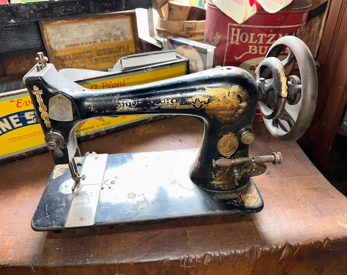 Singer Mfg Co Sewing Machine, Table and Stand, Very Solid, Great Old ...