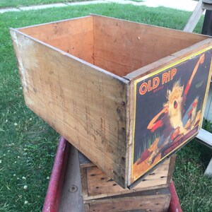 Vintage Old Rip Fruit Crate/box, O'bryan and Johnson, Redlands ...