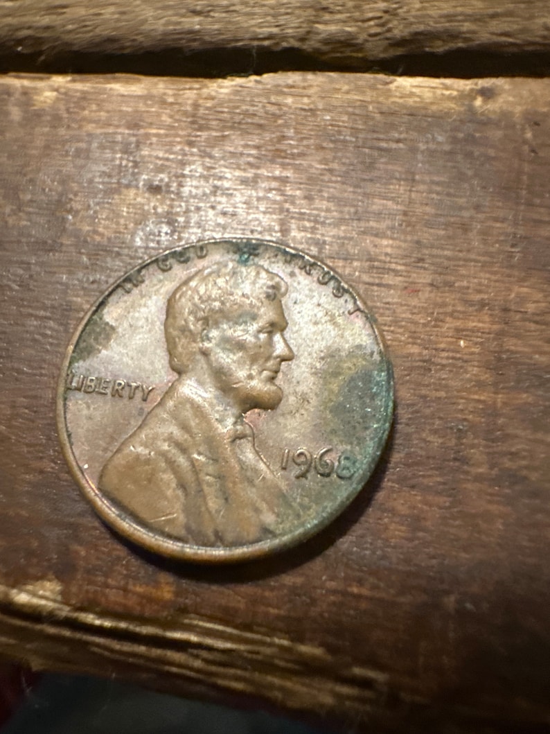 1968 D Lincoln Penny With Error on Top Rim, and "l" in Liberty on Edge ...