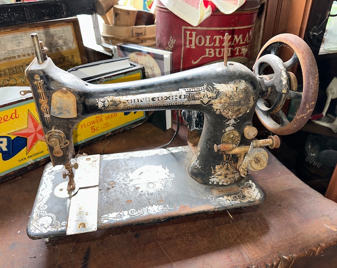 Singer Mfg Co Sewing Machine, Table and Stand, Very Solid, Great Old ...
