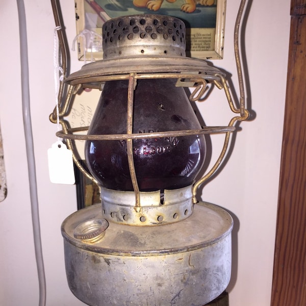 Antique Railroad Light - Etsy