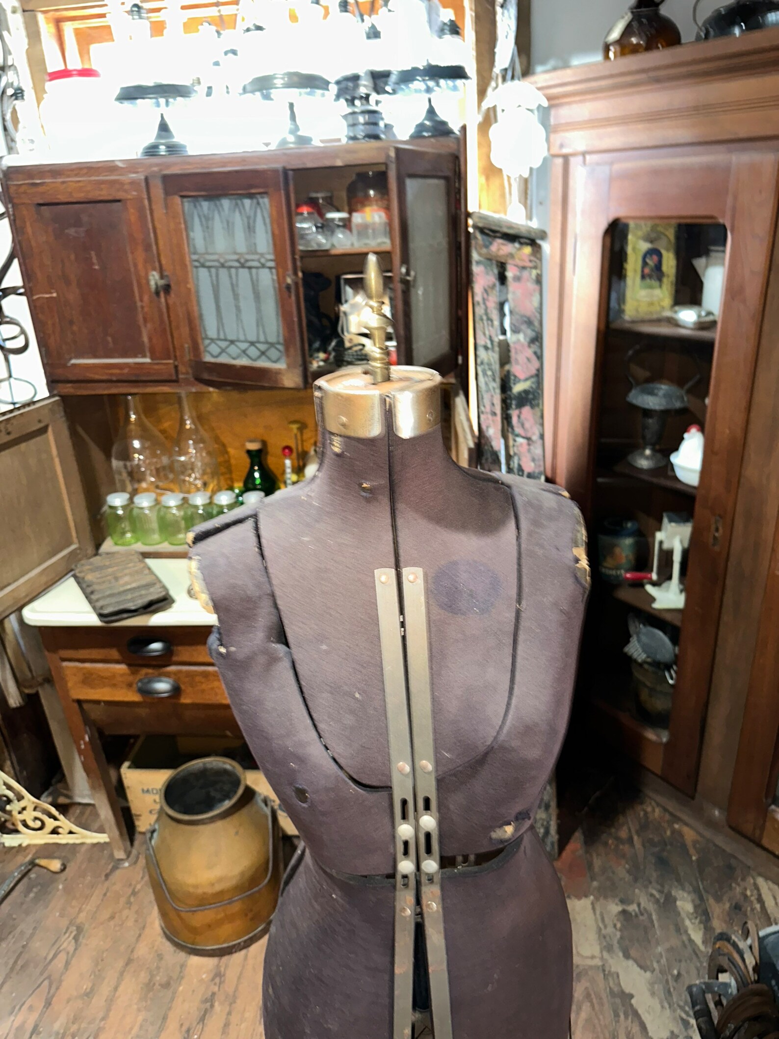 Antique Victorian Early 1900s Dress Form Mannequin, 6' Height ...