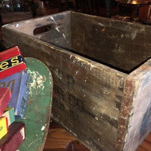 Rare, Antique Hires Root Beer Wood Crate Box, Made in USA, Great ...
