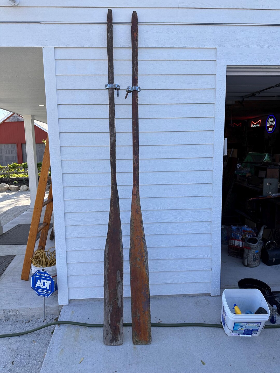 Vintage Extra Long Wooden Row Boat Oar’s Listing is for One Pair ...