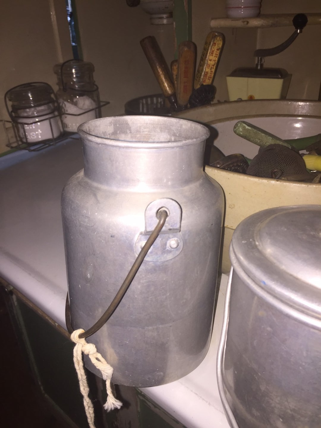 Vintage Dairy Farm Milk Can, Cream Can, With Handle but No Lid - Etsy