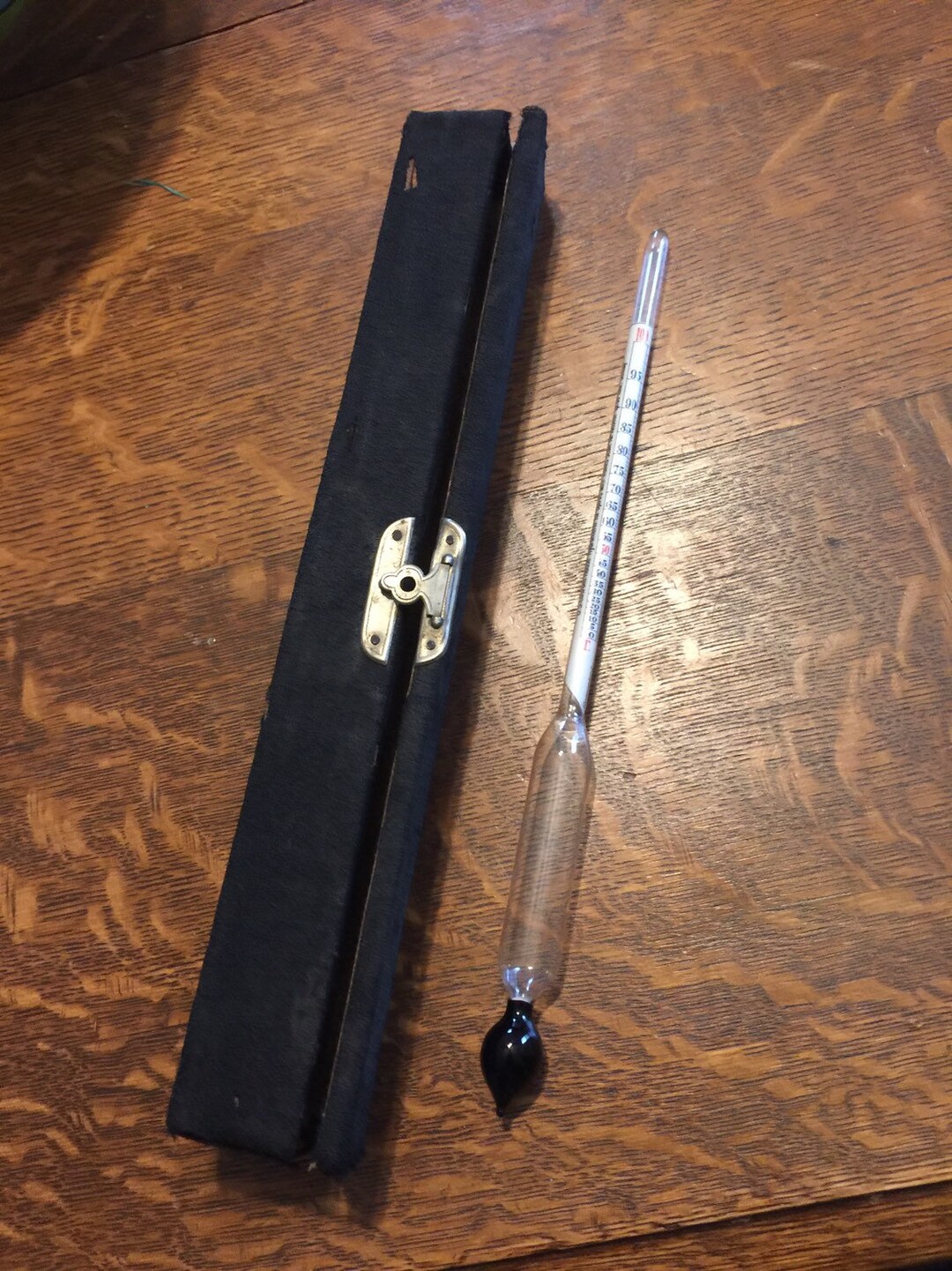 Vintage German Hydrometer, Alcohol Meter, Grade Des Hundertteiligen ...