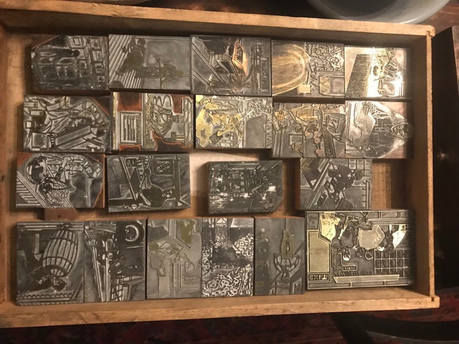 Newspaper Help Wanted Ad Stamps, All Trades, From 1940's, Great Make ...