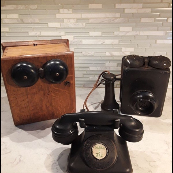 Antique Phone Parts - Etsy