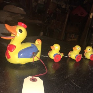 Vintage 1960s Cute Wind up Duck Family of 4, C. Works Well - Etsy