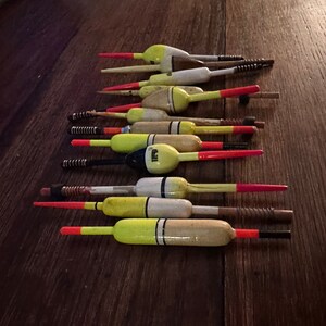 Vintage Set of 12 Fishing Bobbers From the 70s, Great Collection - Etsy