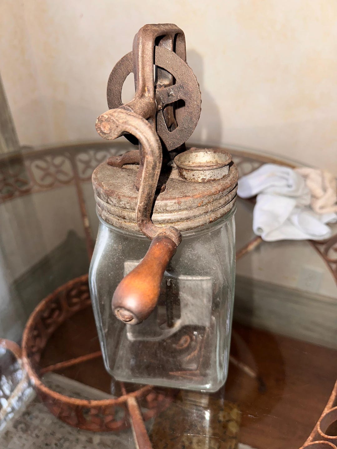 Vintage Daisy Butter Churn 2 Quart- Primitive/ Antique/ Farmhouse Style ...