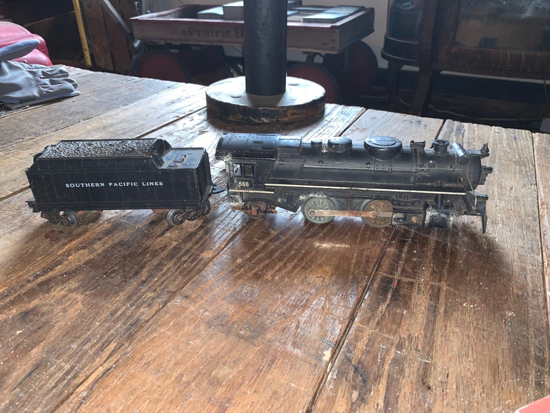 Vintage 1940s MARX & CO #666 Steam LOCOMOTIVE W/ Tender - Etsy