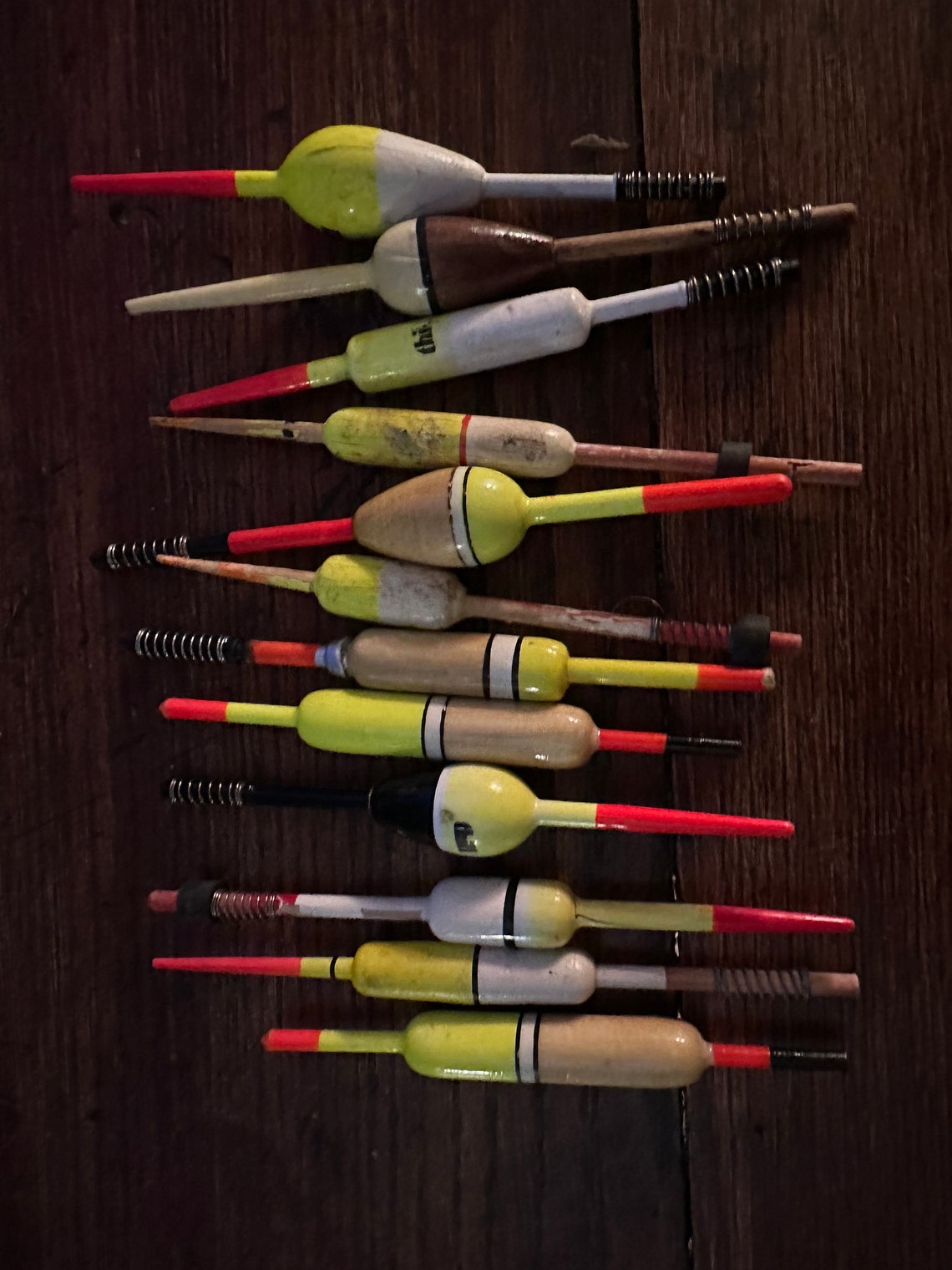 Vintage Set of 12 Fishing Bobbers From the 70s, Great Collection - Etsy