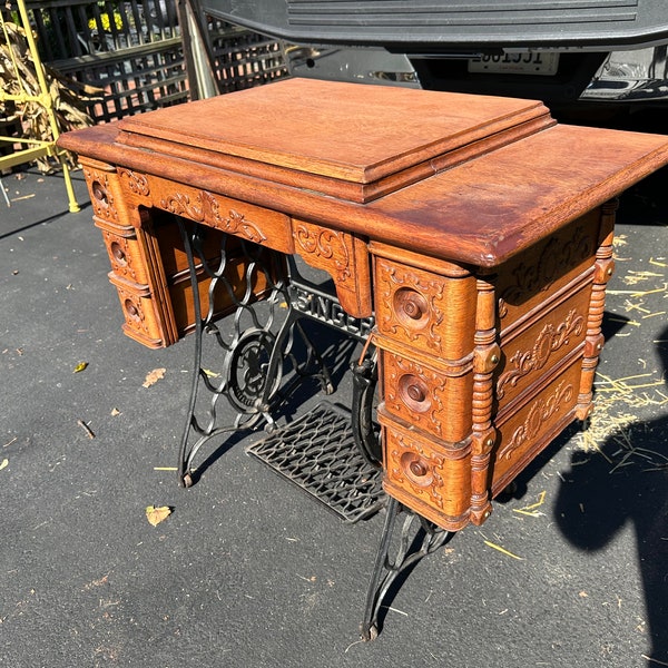 Old Sewing Machine Stand - Etsy