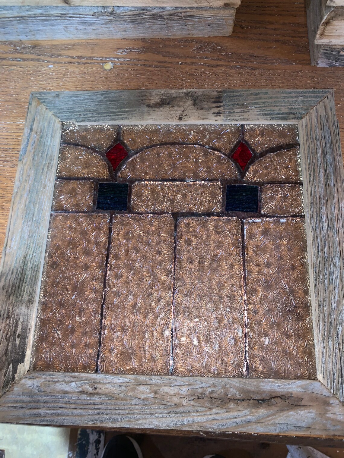 Stained Glass Window Measures Approx 14 Tall X - Etsy