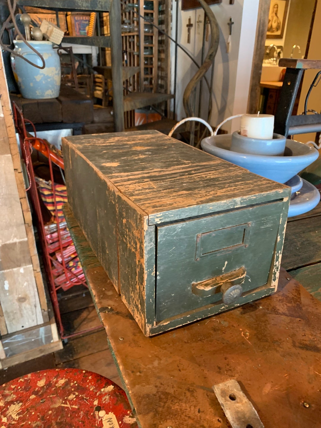 Single Drawer Card File Unit, Turn of the Century, Great Unit, Multi ...