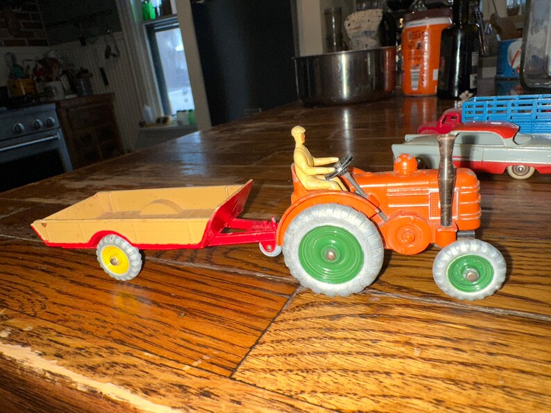 Dinky Toys Field Marshall Tractor and Wagon Meccano Ltd Made in England ...