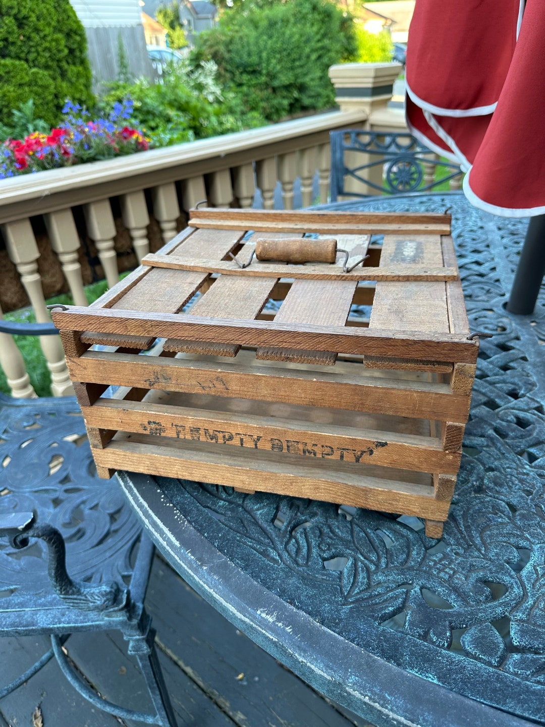 Primitive Early 1900's WOODEN EGG CRATE, Many Available, Listing is for ...