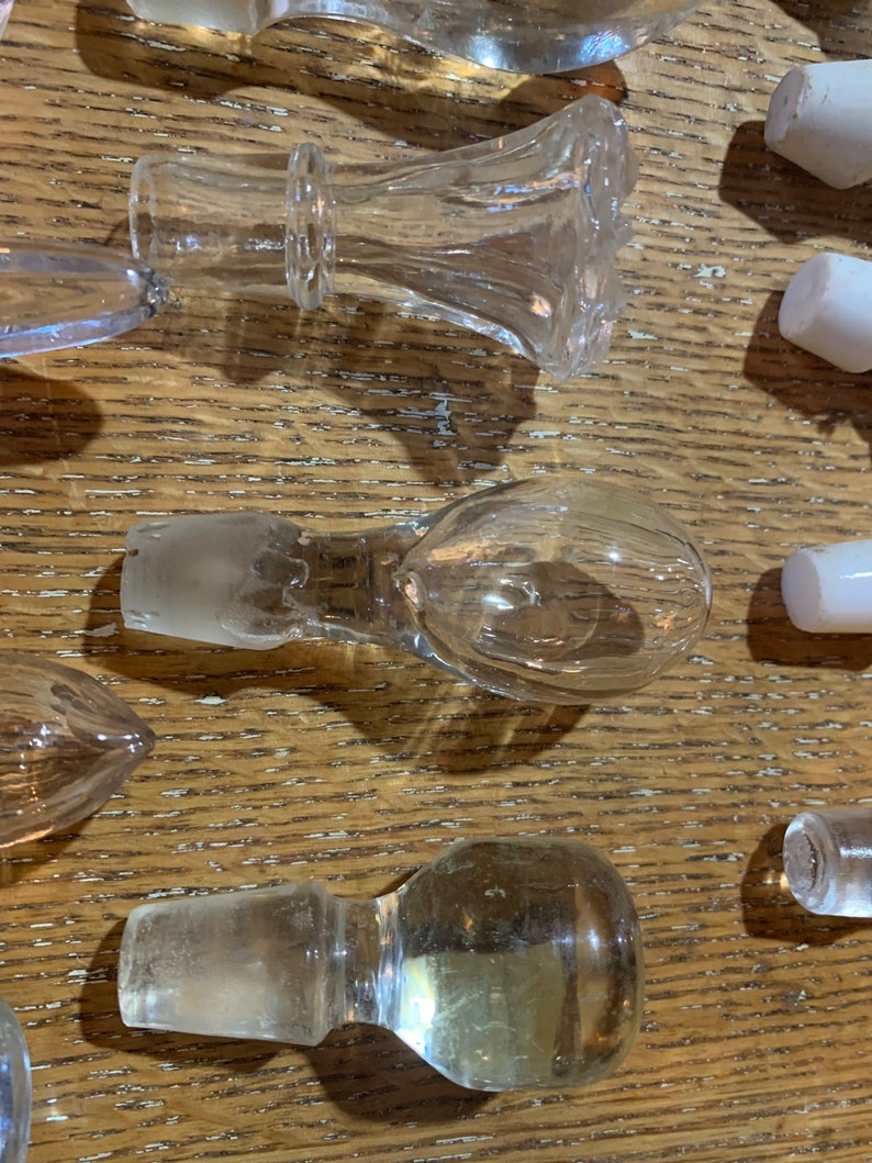 Antique Large Glass Bottle Stopperdecanter Top Listing Is Etsy
