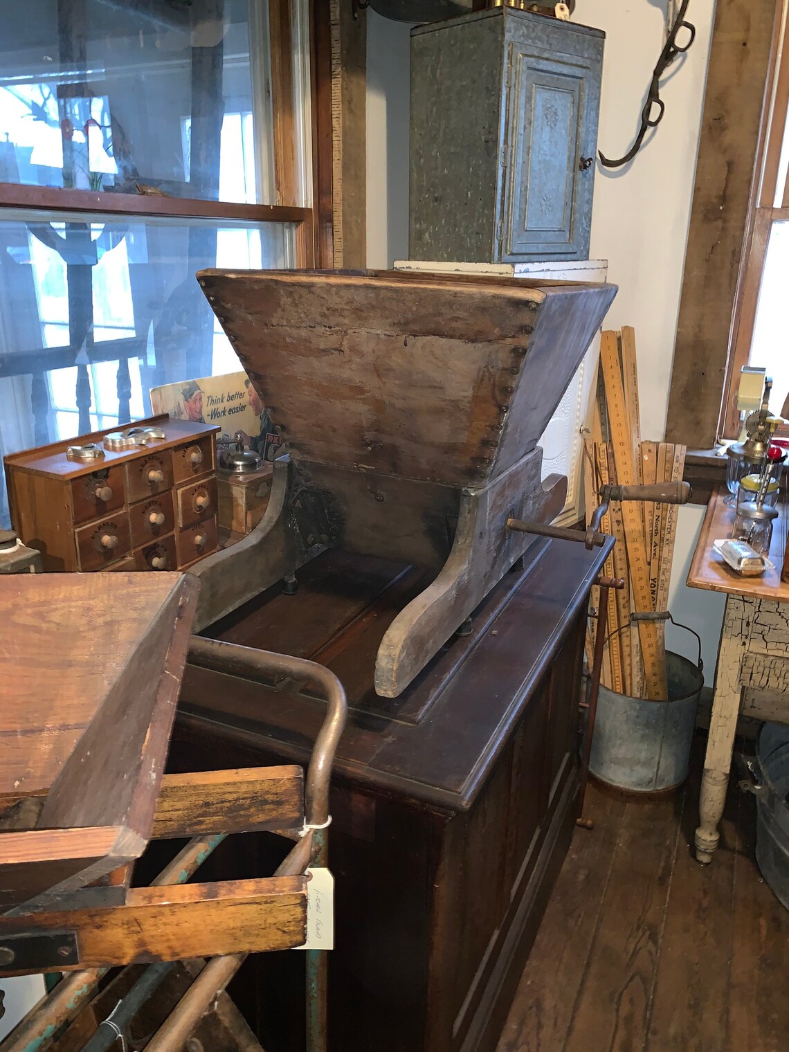 Largest Primitive Wood Grape Crusher Winemaking/ Fruit - Etsy