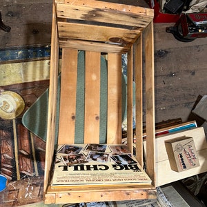Antique Pasque 1960s Wood Crate, Perfect for Vinyl Albums ...