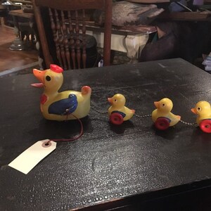 Vintage 1960s Cute Wind up Duck Family of 4, C. Works Well - Etsy