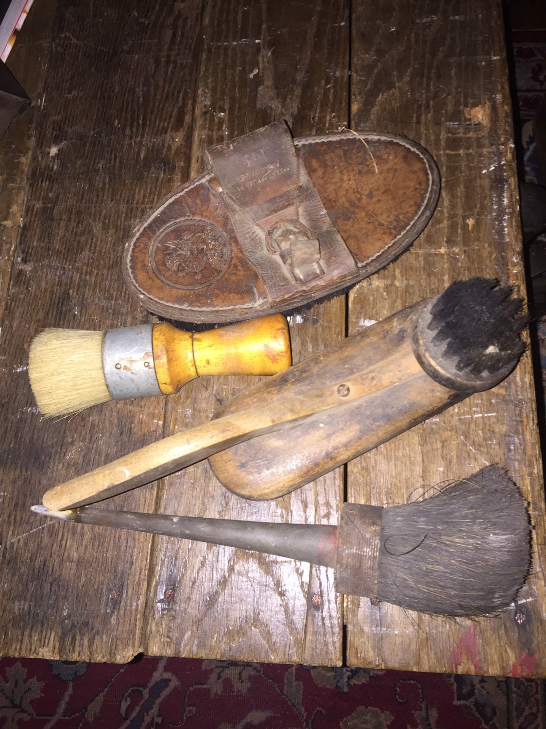 Antique Old Vintage Primitive Round Horse Hair Paint Brush - Etsy New ...