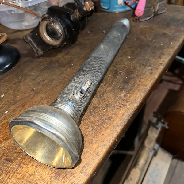 Antique Flashlight - Etsy