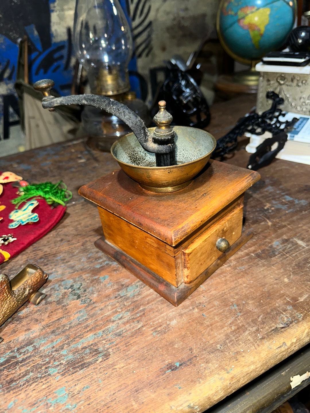 Coffee Grinder, Early 1900's, Decorative Only Does Not Work - Etsy