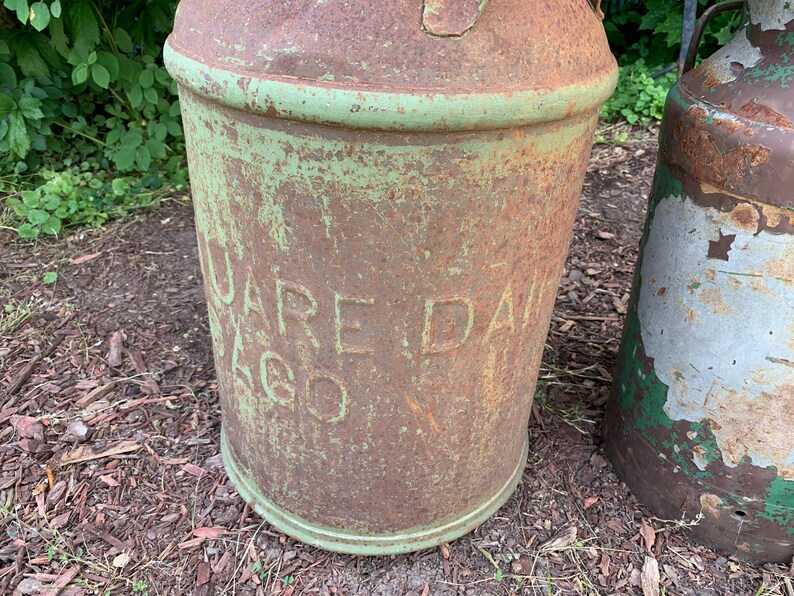 Vintage Palmer Square Dairy Farm Milk Can Cream Can with | Etsy