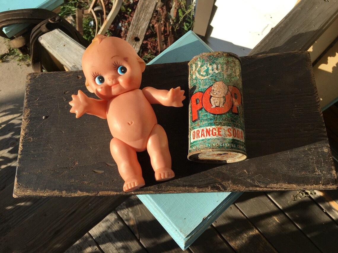 Kewpie Pop/soda Can and Doll Mounted to Wood Ready to Hang on - Etsy