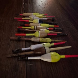 Vintage Set of 12 Fishing Bobbers From the 70s, Great Collection - Etsy