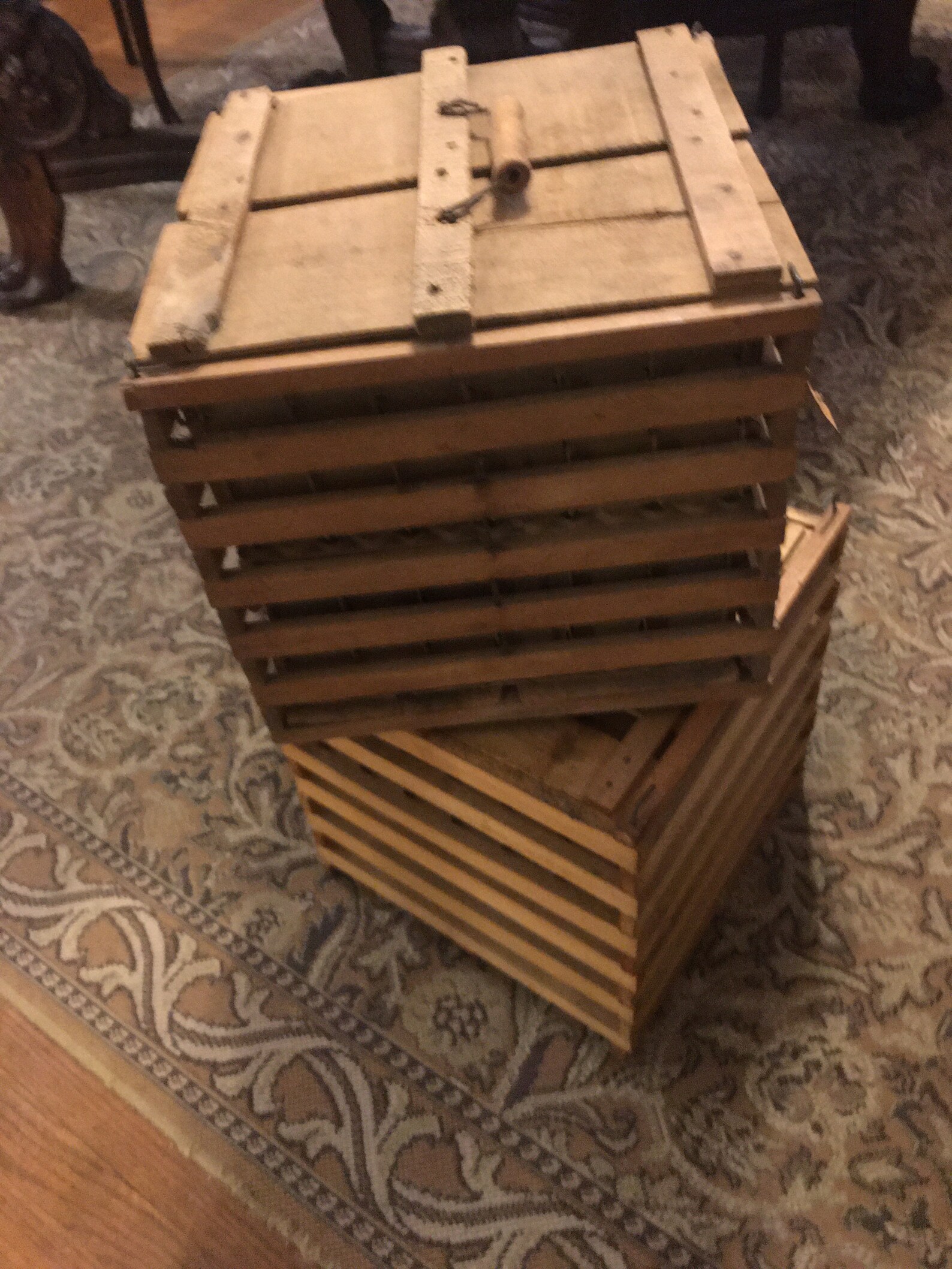Primitive Early 1900's WOODEN EGG CRATE Many Available - Etsy