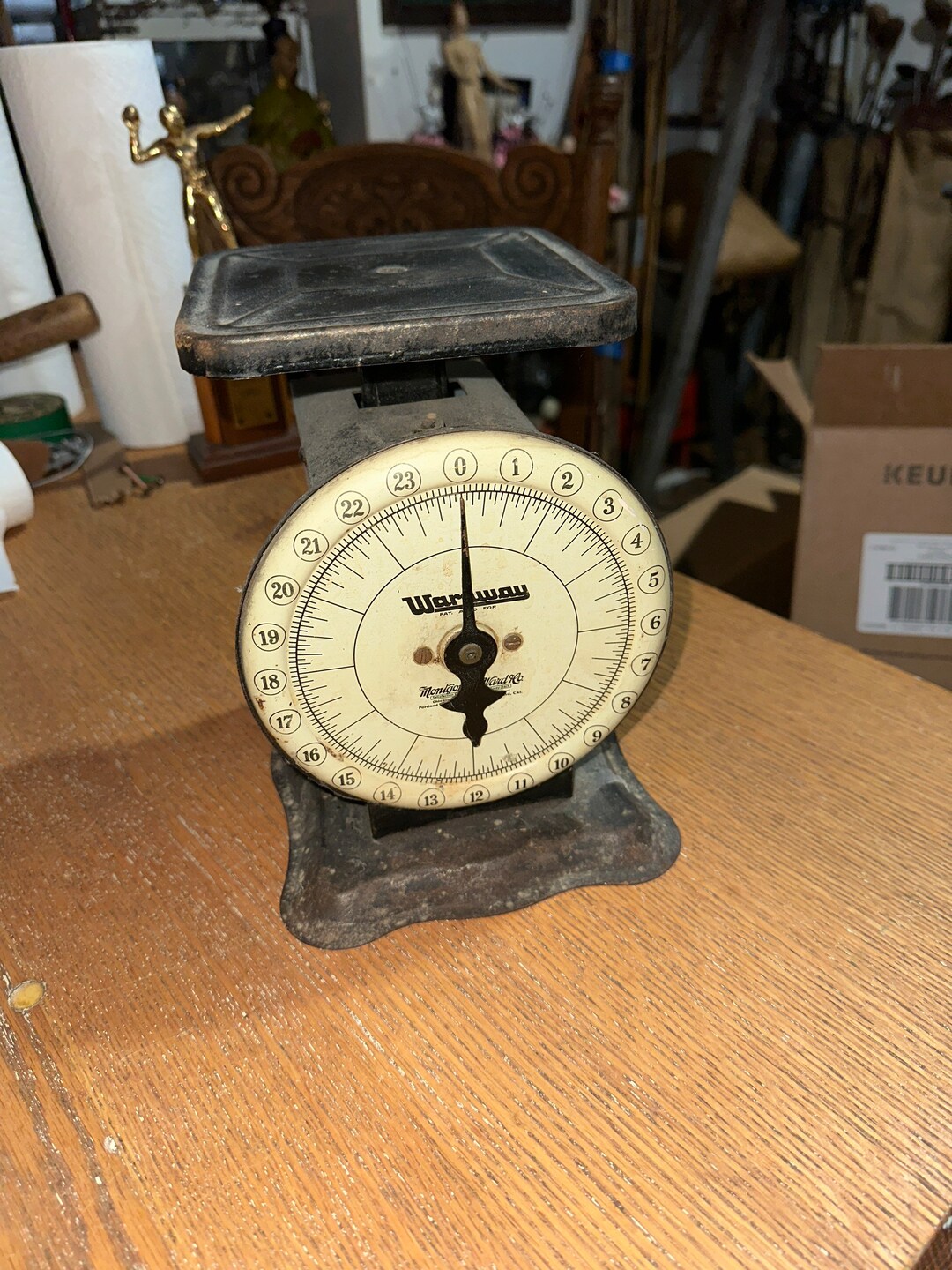 Vintage Wardway Household Scale, Works Great, Looks Great, 24 LBS From ...