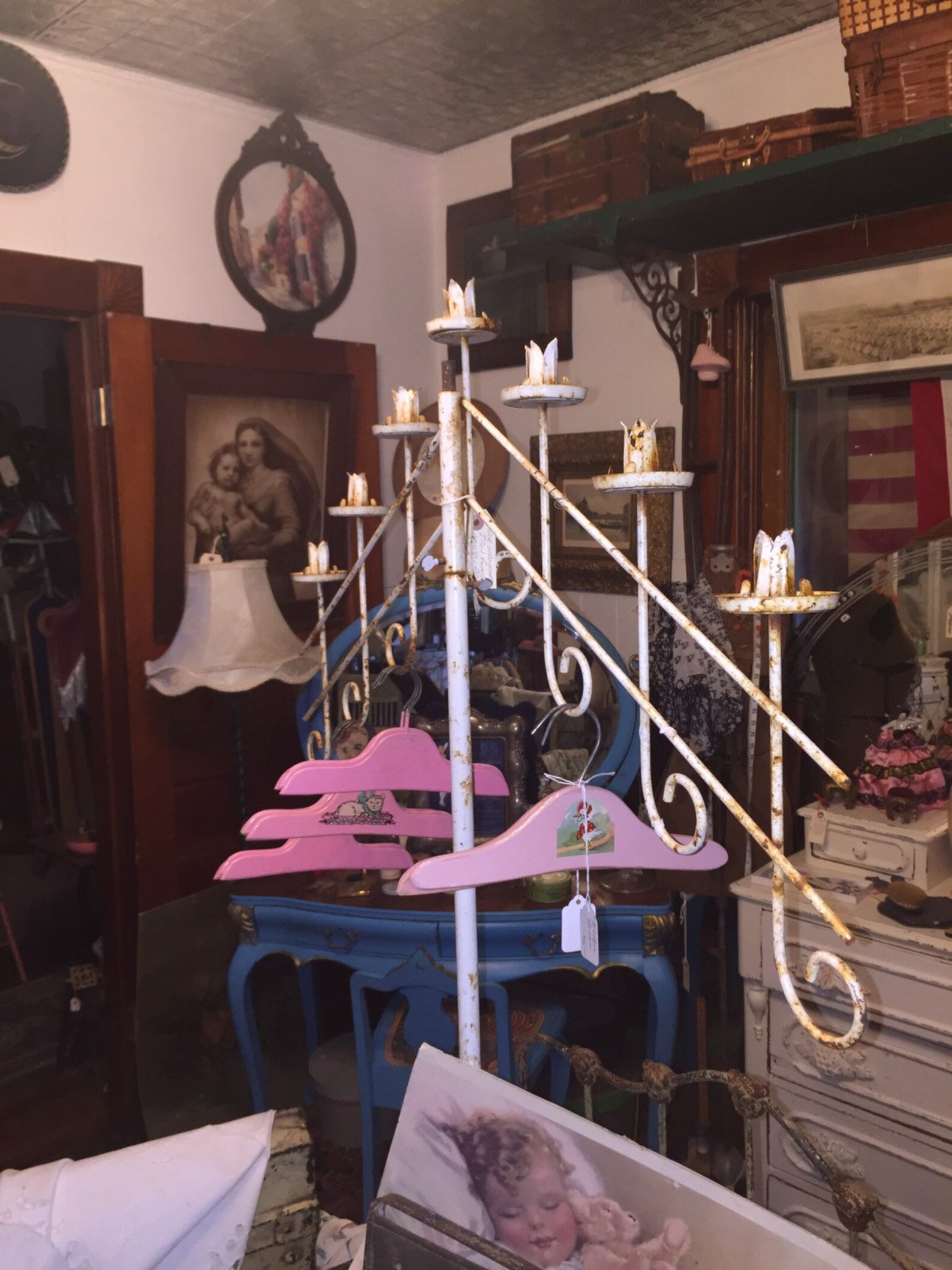 Large 7 Stick Candelabra, Approx. 66" Tall, Solid Metal, Perfect for ...