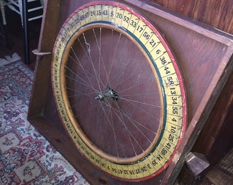 Early 20th Century Antique Game of Chance Carnival / County Fair Wheel ...
