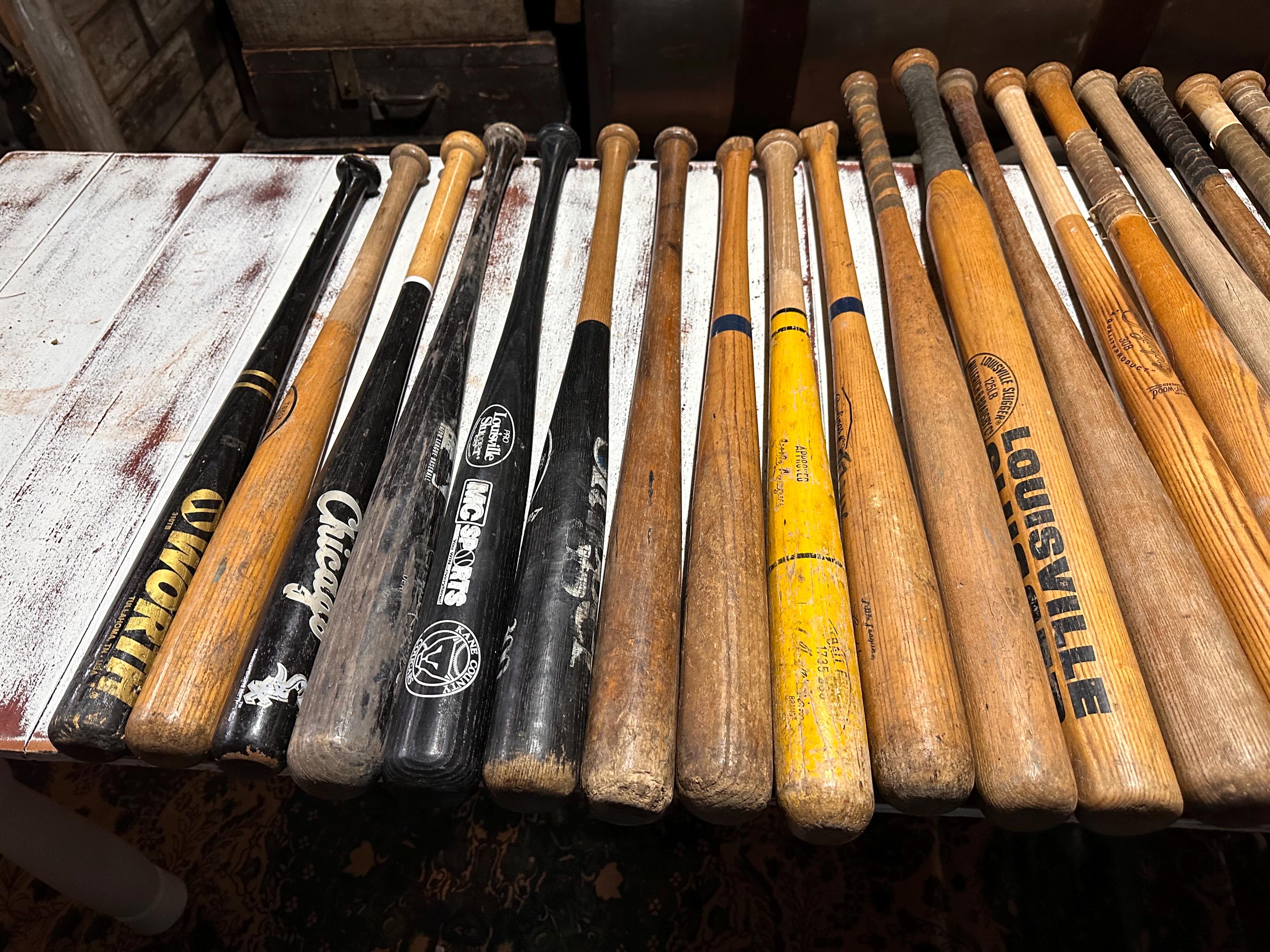 Set of 3 Vintage Baseball Bats, Great for Kids Room Project or Just to ...