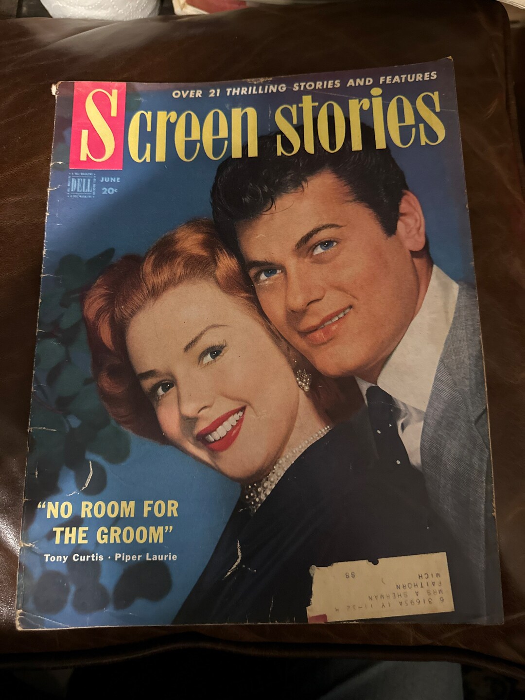 Tony Curtis Piper Laurie Screen Stories Magazine 1952 Gene Autry Judy ...