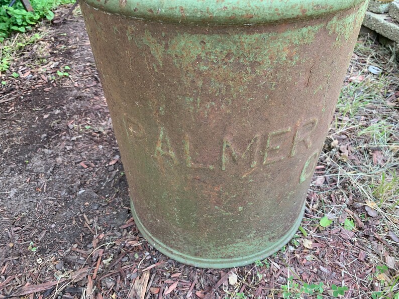 Vintage Palmer Square Dairy Farm Milk Can Cream Can with | Etsy