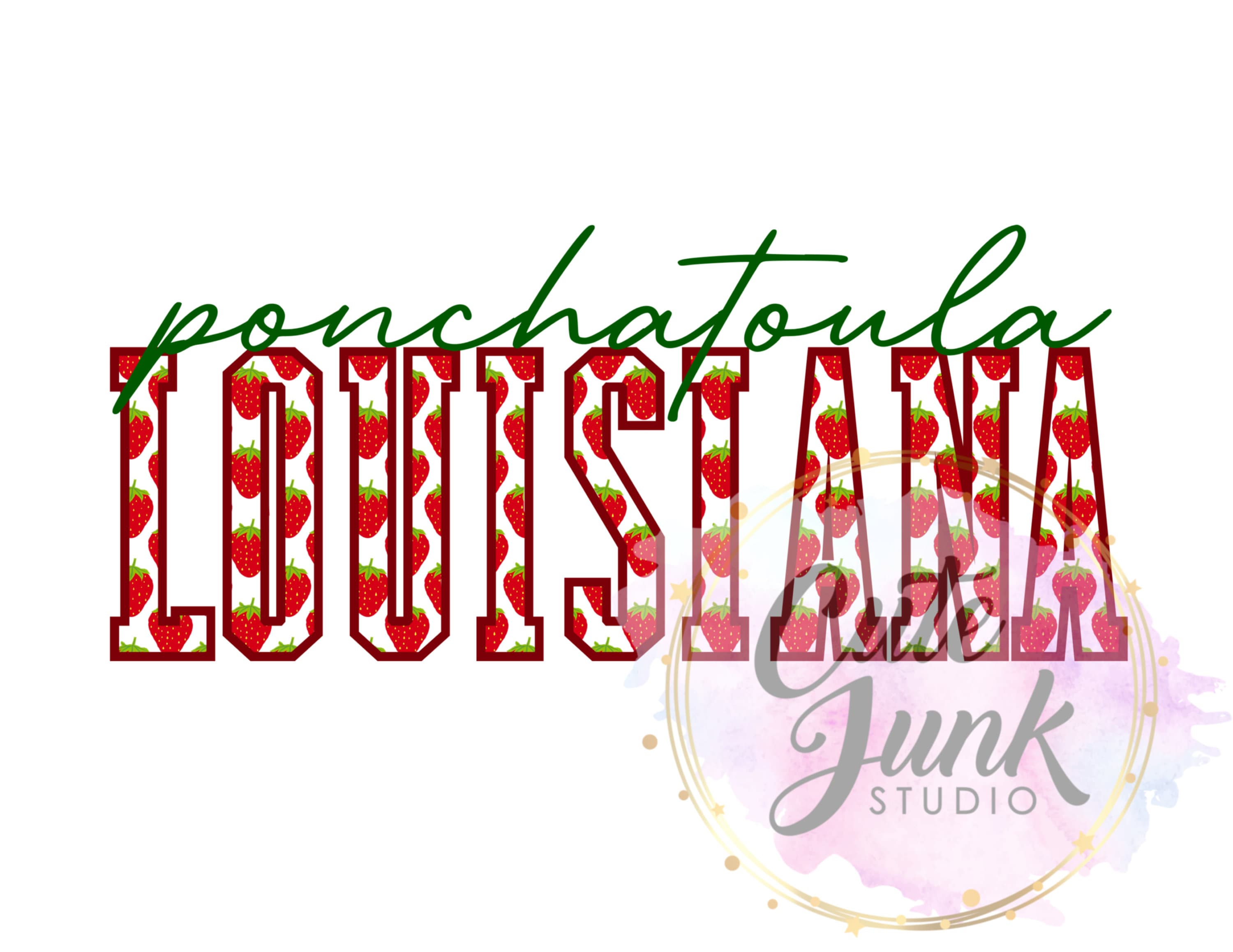 Ponchatoula Louisiana PNG Digital File - Etsy