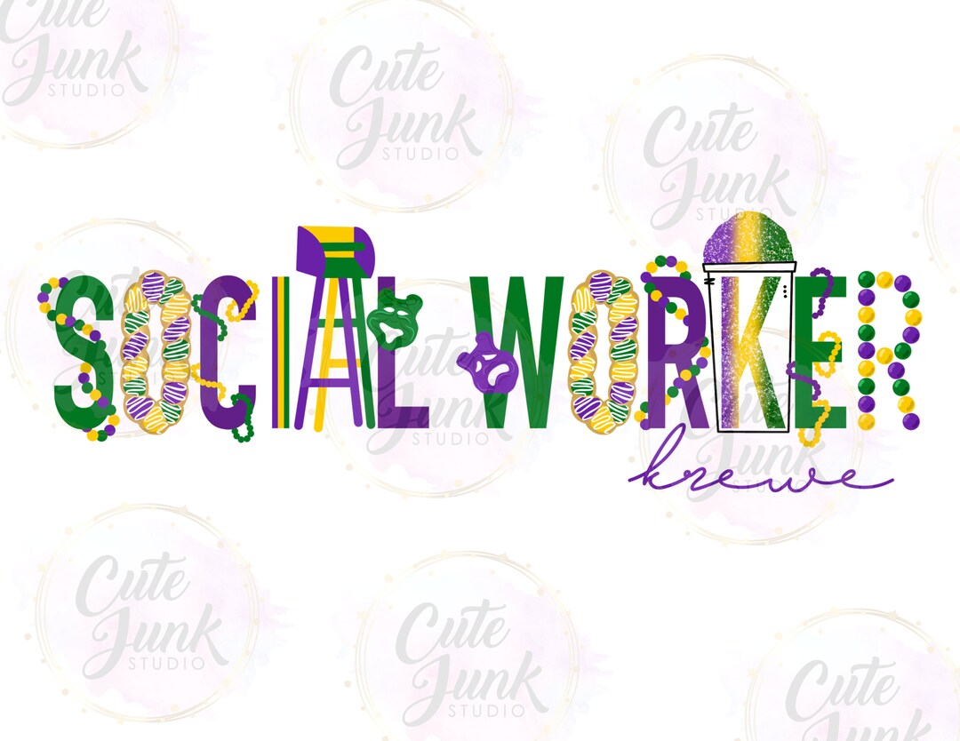 Social Services Krewe Png Digital Download - Etsy