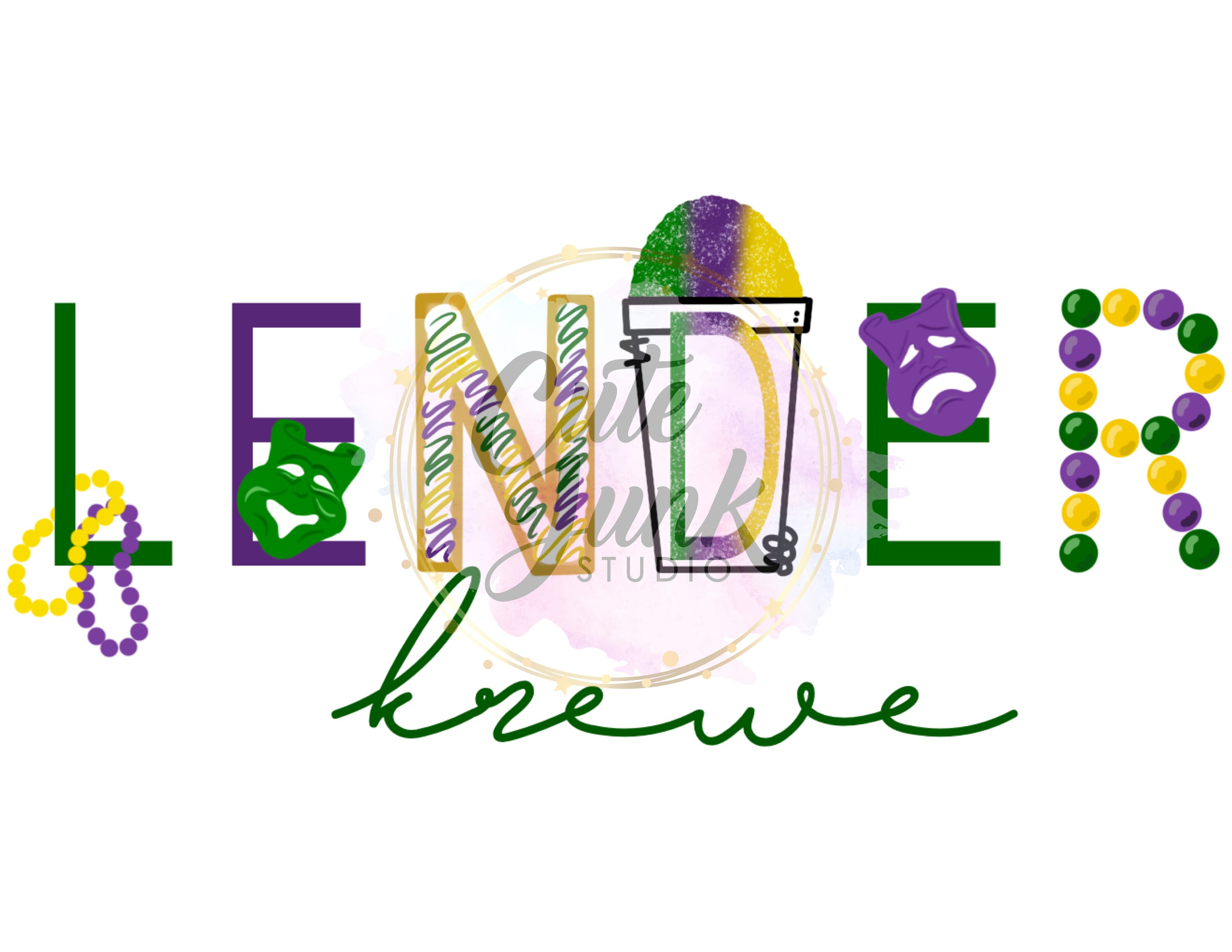 Lender Krewe Png Digital Download - Etsy