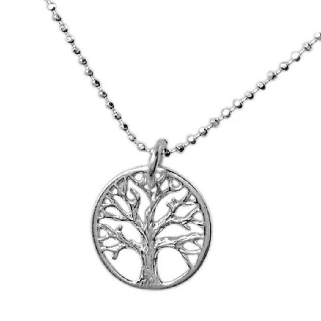 925 Sterling Silver Small Tree of Life Necklace, Symbolic Jewelry ...