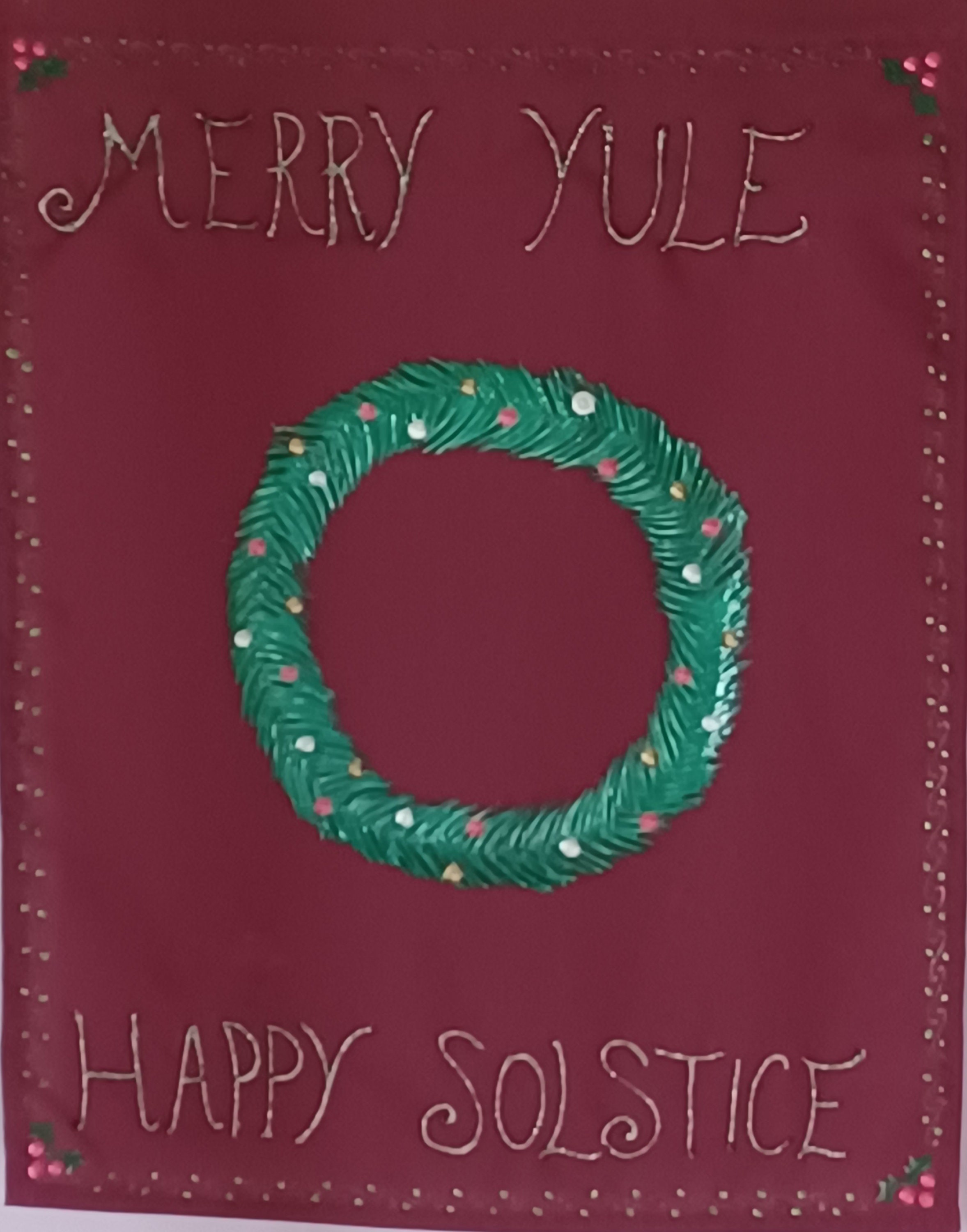 Happy Yule Banner
