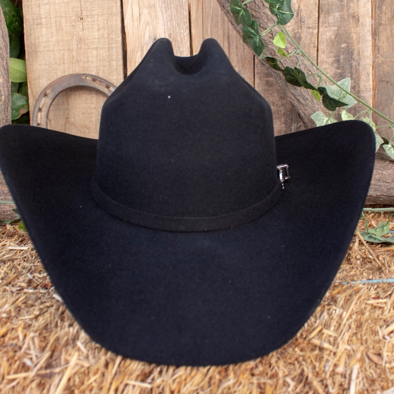 Black Cowboy Hat - Etsy