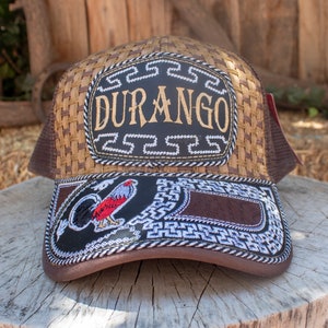 DURANGO MEXICO Rooster Gallo Embroidered Western Rodeo HAT Adjustable Trucker Mesh Cap - Etsy